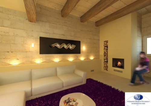 Creating a plush and colourful living area in an old house of character ...